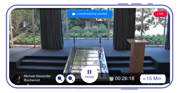 Live stream funeral services with the OneRoom App | OneRoom